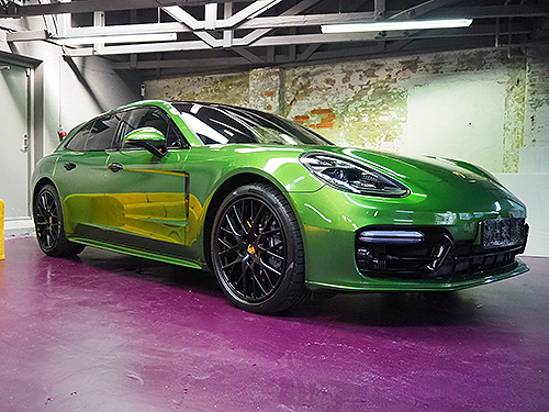 2019 Porsche Panamera 4 SportTurismo e-hybrid i Mamba Green - Cars ...